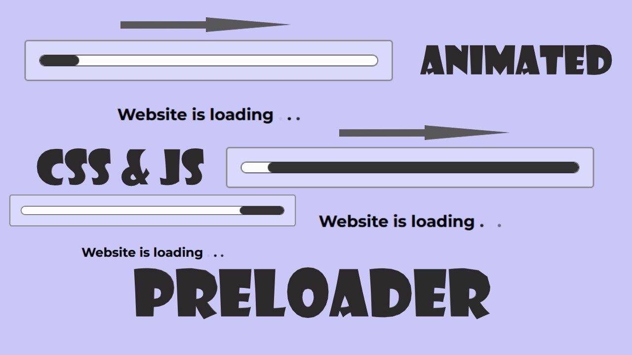 Как сделать прелоадер для сайта на Css и Js АНИМИРОВАННЫЙ Preloader