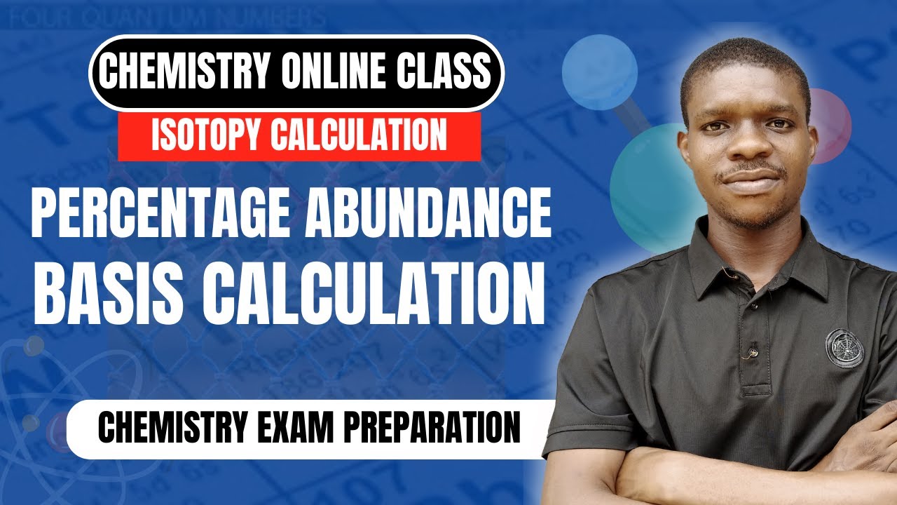 CALCULATION OF PERCENTAGE ABUNDANCE - [Chemistry Exam preperation ...