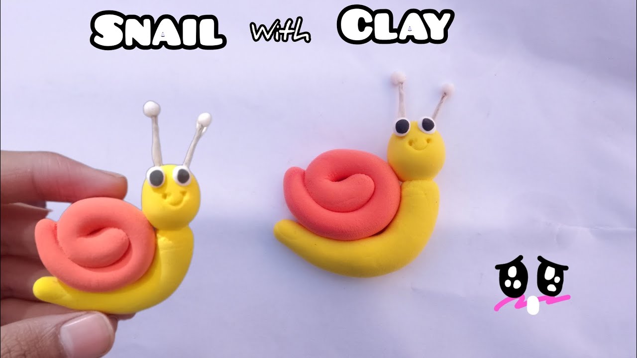 How to make snail 🐌 at home|snail with clay |@riazhussainarts - YouTube