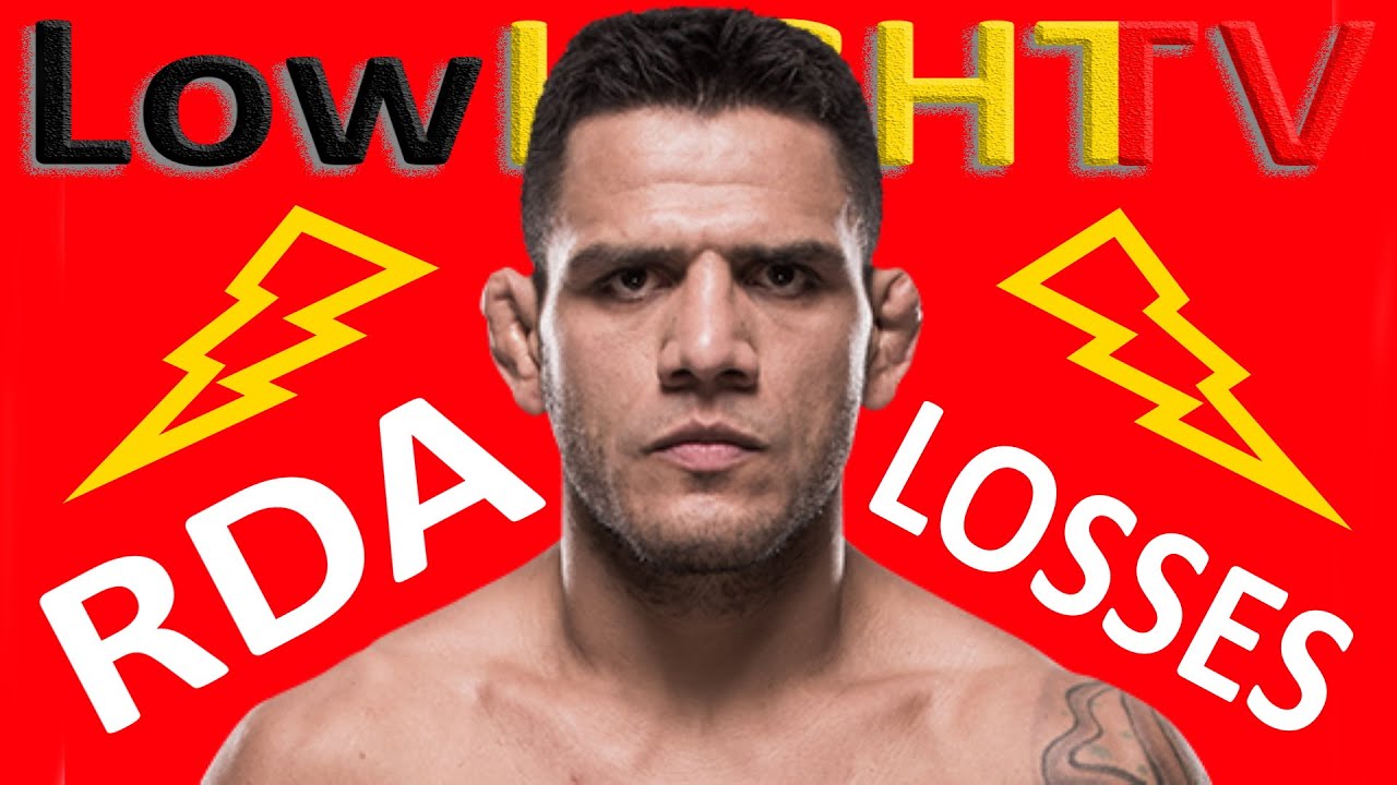 Rafael “RDA” dos Anjos COMPLETE LOSSES by EARLY STOPAGE in UFC MMA ...