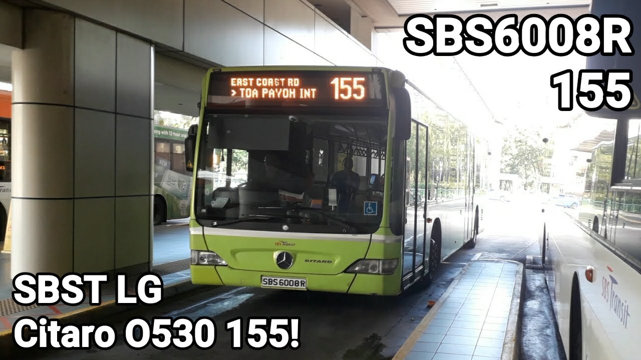 [SBS6008R | Citaro O530] SBS Transit Trunk 155 Ride - YouTube