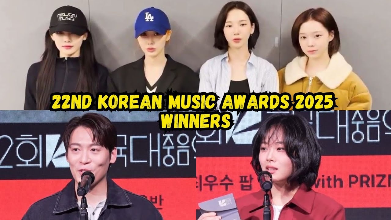 Korean Music Awards 2025 Winners Full List | 제22회 한국대중음악상 발표 우승자 | BIBI ...