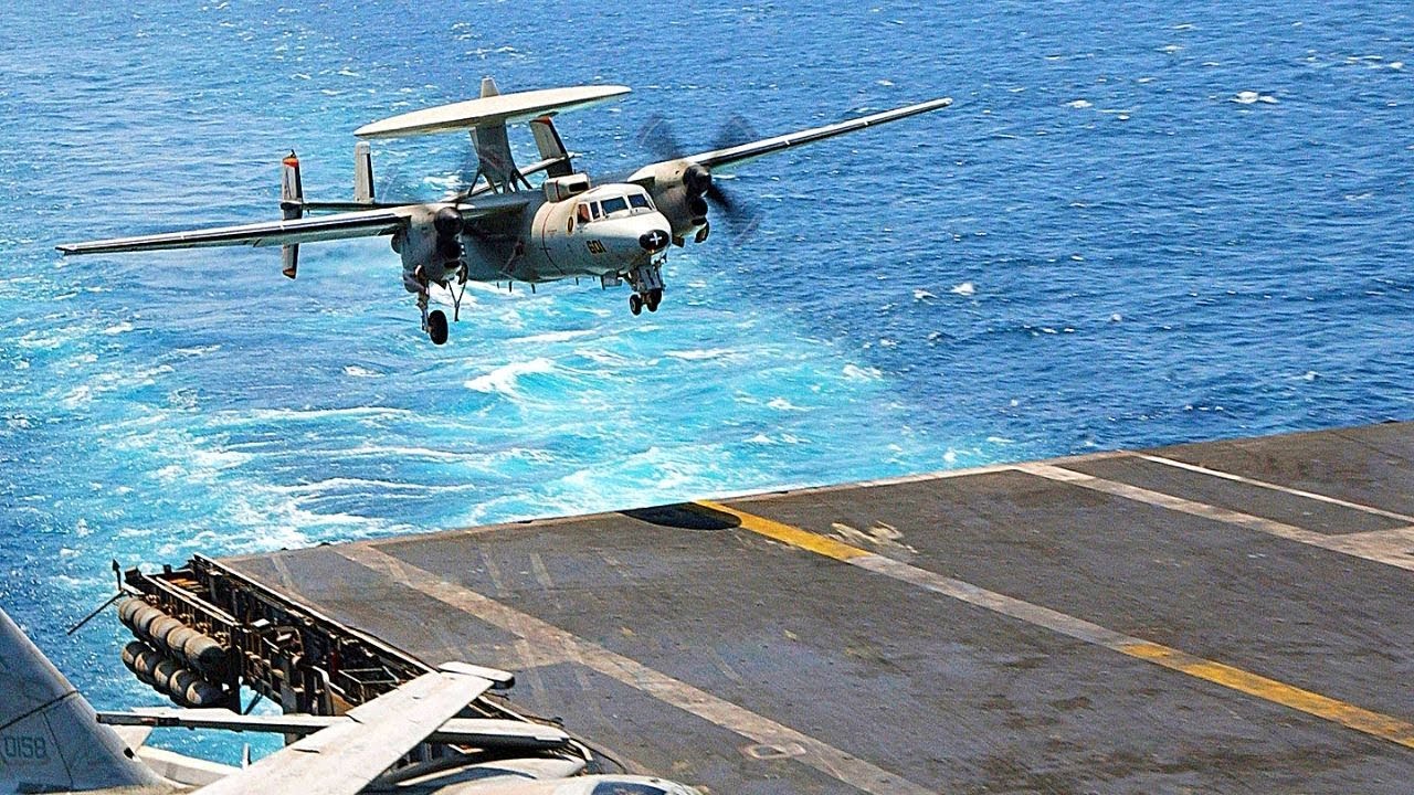Pilot Fails Approach on Aircraft Carrier - YouTube