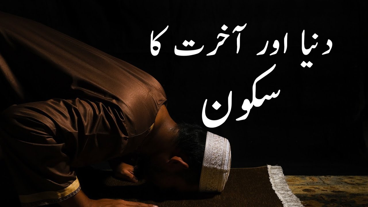 Peace of this world and Hereafter | دنیا اور آخرت کا سکون | Dr Shahid ...