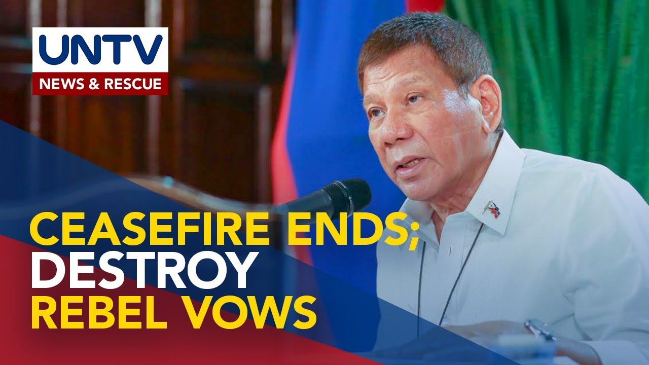 President Rodrigo Duterte says no ceasefire with CPP-NPA during his ...