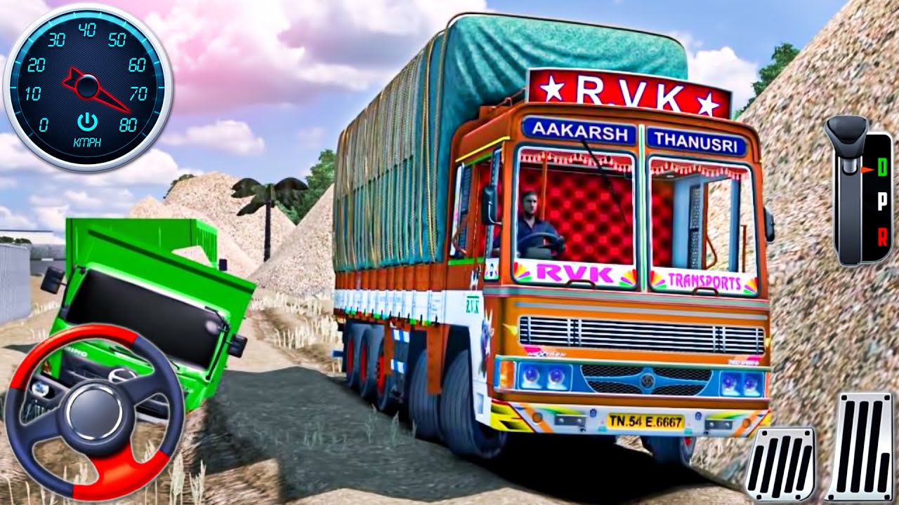 Indian Larry Truck Driving Simulator 3D - Cargo Offroad Truck Driver ...