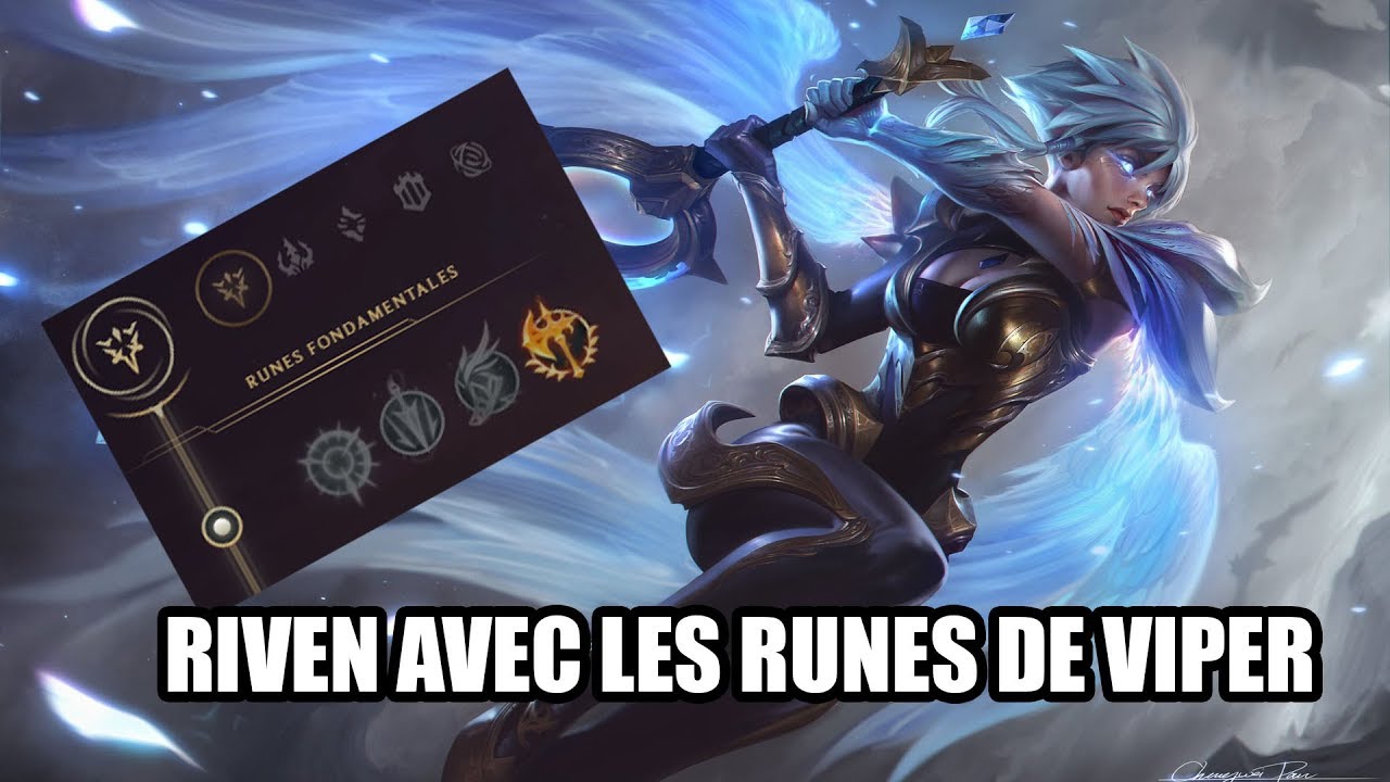 JE JOUE RIVEN AVEC LES RUNES DE VIPER (BEST RIVEN WORLD) - YouTube
