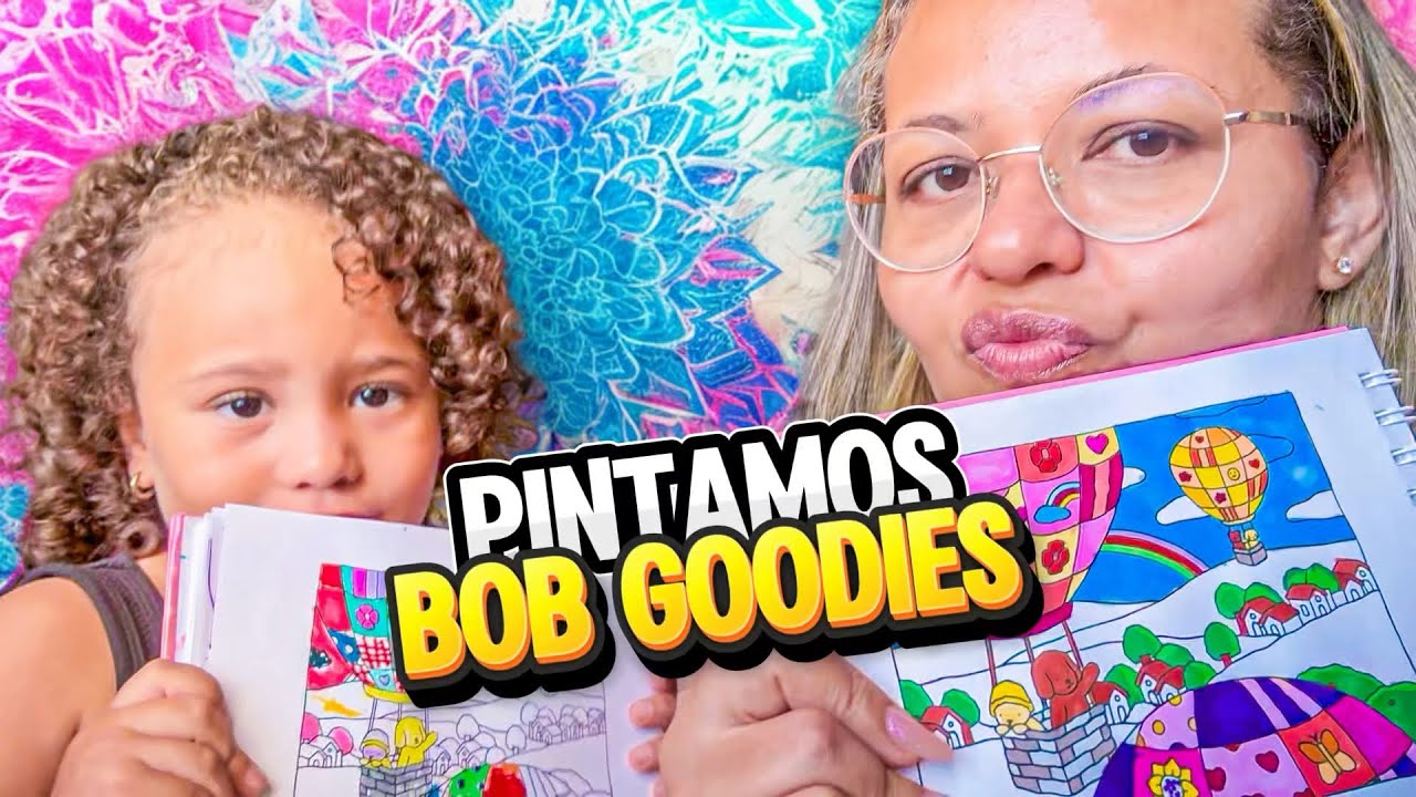 PINTAMOS BOB GOODIE NO QUARTO! *foi um desafio que não deu muito certo ...