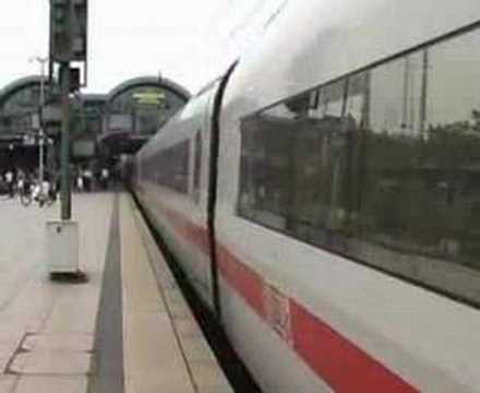 DB ICE 1 high speed train - YouTube
