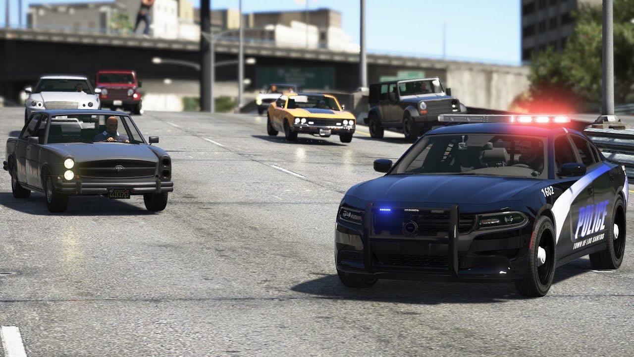 LSPDFR - Day 743 - LSPD traffic break - YouTube