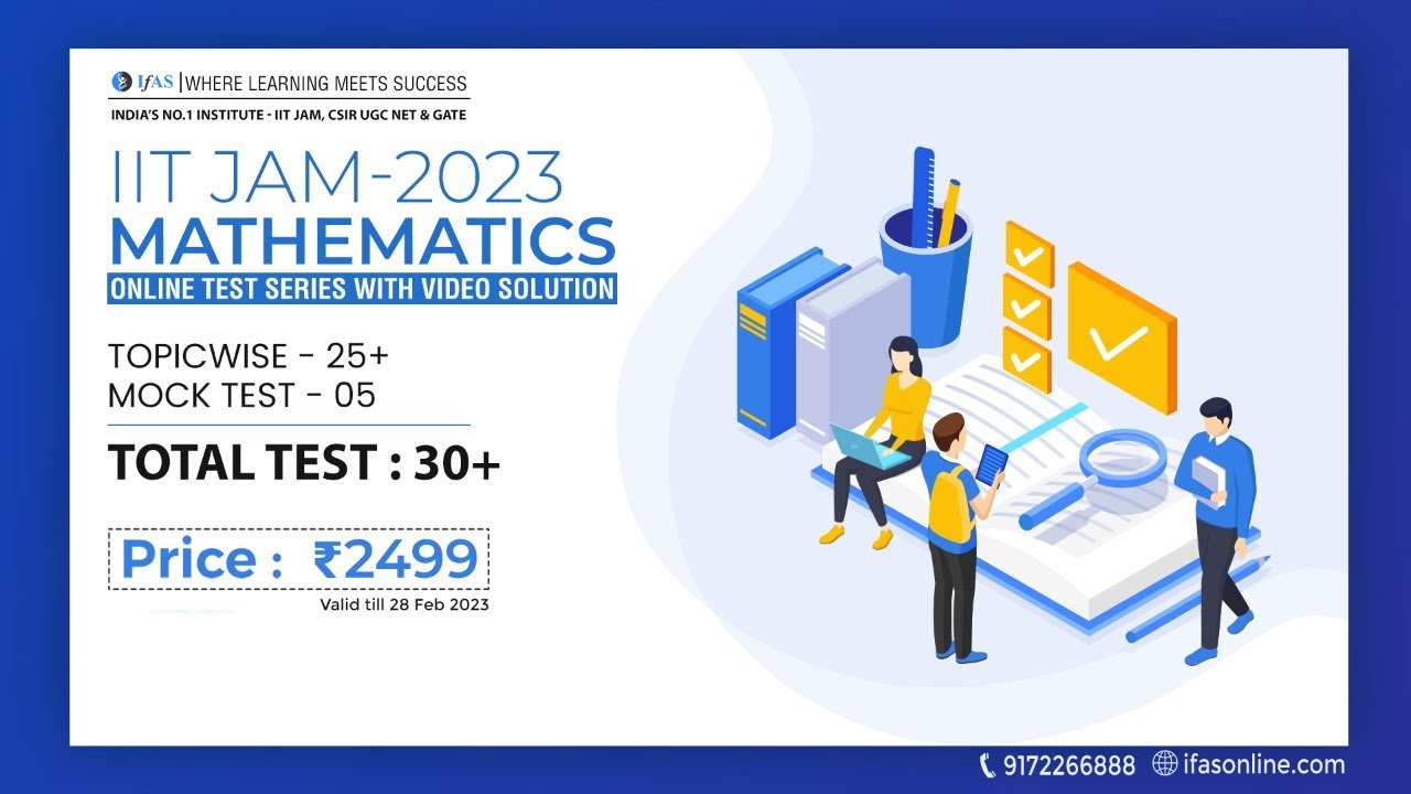 "The Best Ever Test Series For IIT JAM Mathematics Aspirants" - YouTube