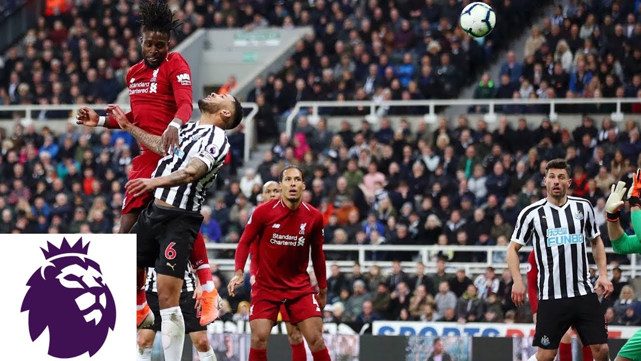 Divock Origi heads in winning goal for Liverpool against Newcastle ...