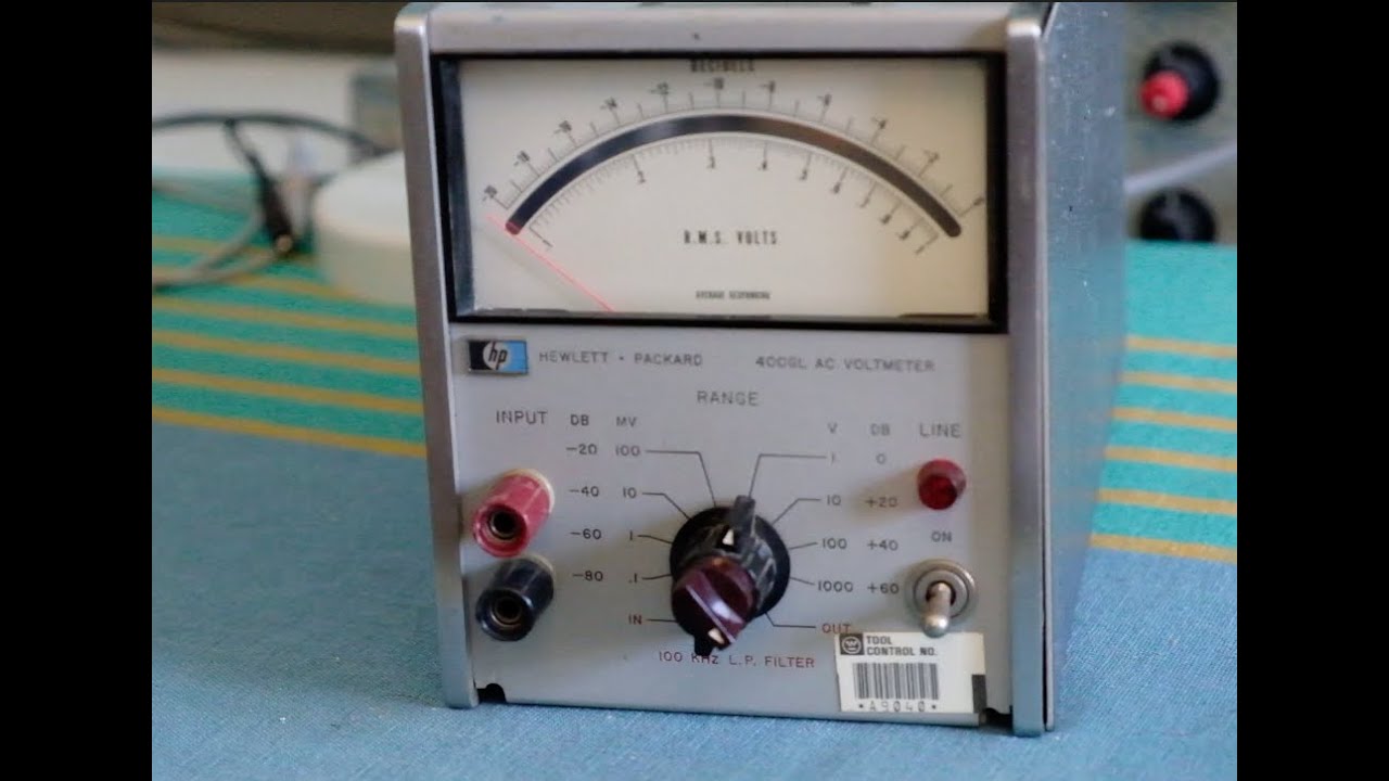HP 400GL AC Voltmeter - YouTube