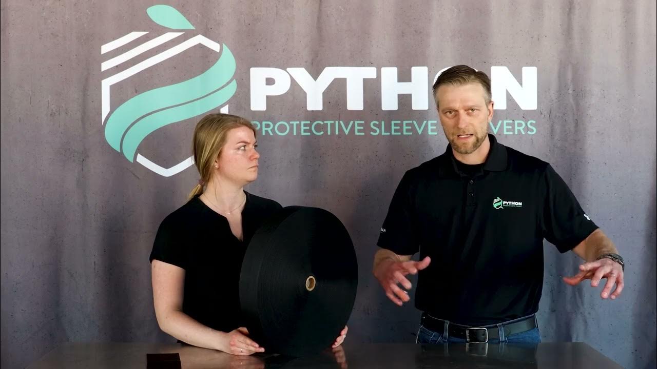 UV & Abrasion Resistant Tubular Hose Sleeve | Python Covers Sleeve of ...