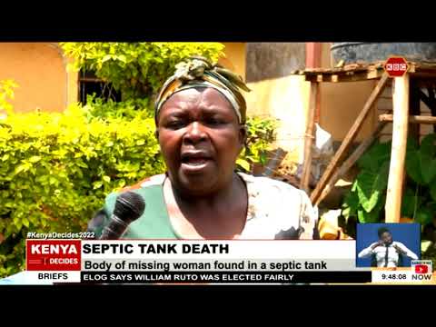 Body of missing woman found in a septic tank - YouTube