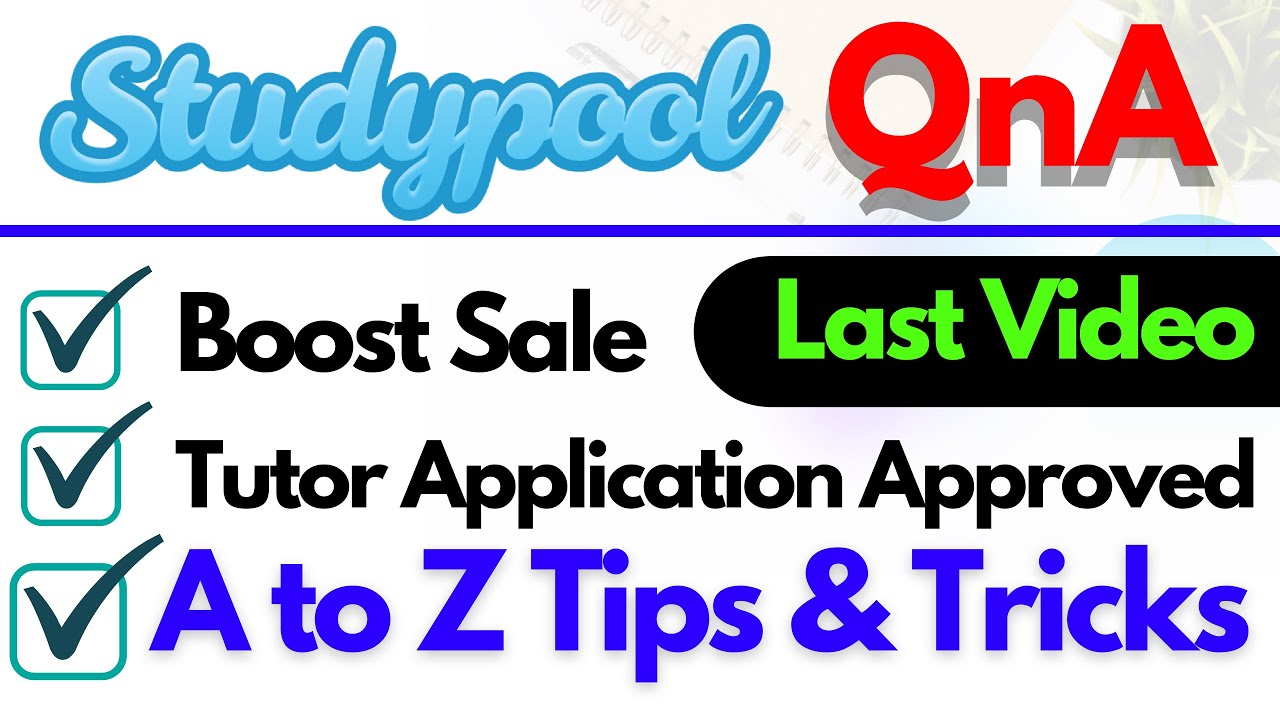 Studypool QnA Studypool All Problem Fix Boost Docs Sale How To Delete Uploaded Doc YouTube Studypool QnA Studypool All Problem Fix Boost Docs Sale How To Delete Uploaded Doc YouTube