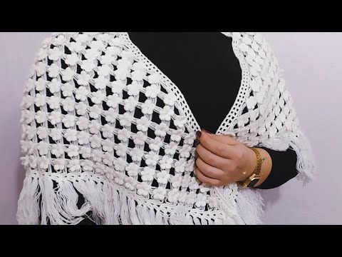 HEM HESAPLI HEM GÜZEL LİF İPİ İLE ŞAL YAPIMI✓2021 tığ işi örgü modeli