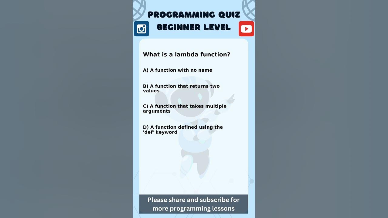 Programming Quiz-Beginner Level #python | #ai | #machinelearning | #datascience | #coding | # ...