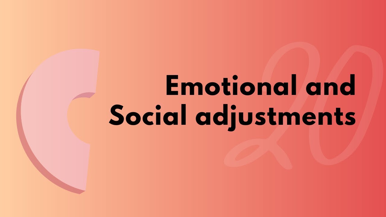 #15 Emotional and Social Adjustment in Education | Teaching Aptitude ...