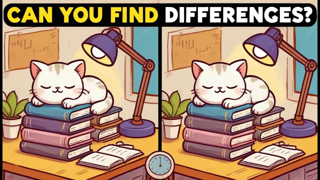 🧠🧩Spot the Differences FAST with Brain Training! 《GUESS 3 Differences ...