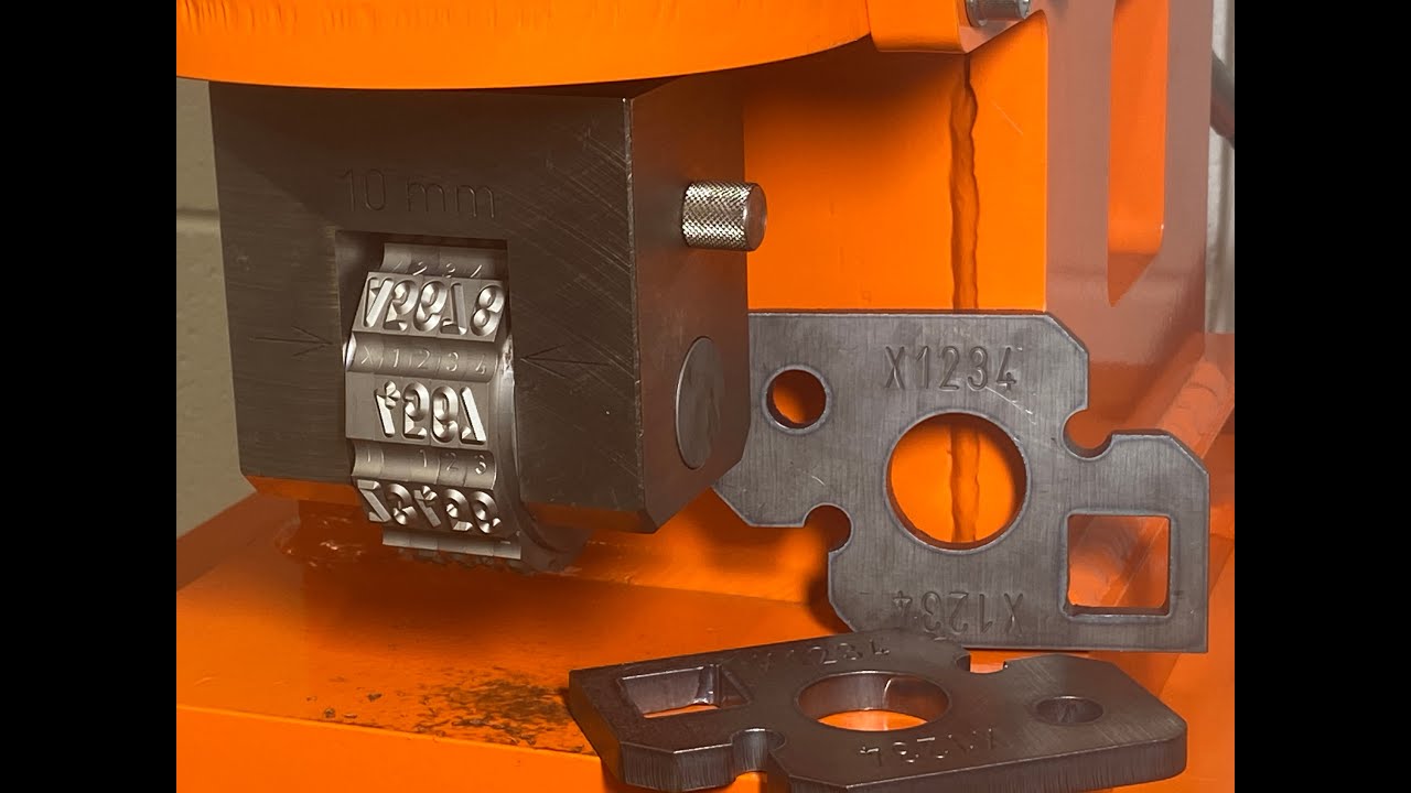 USM PLATE STAMPER - YouTube
