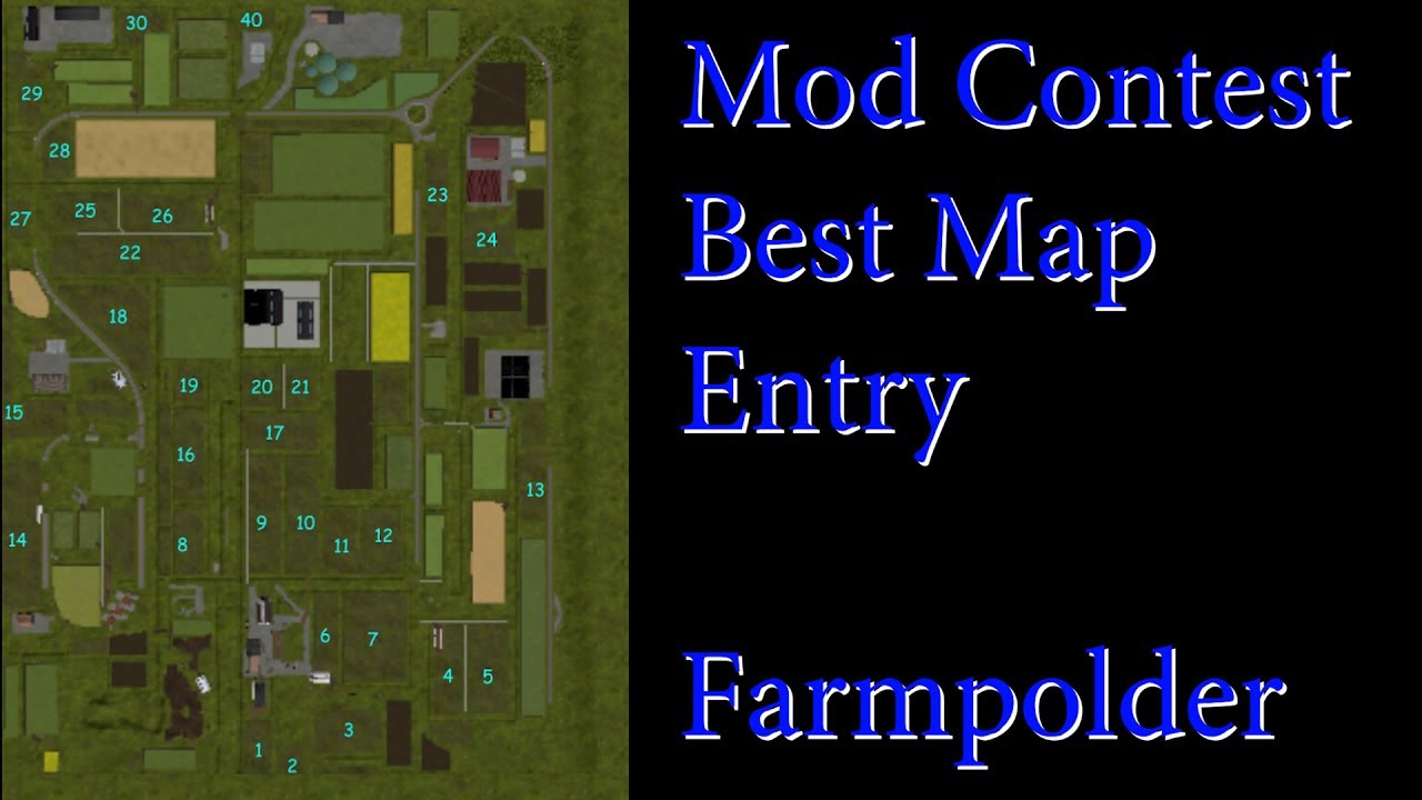FS17 - Mod Contest - Best Map Submission - Farmpolder - YouTube