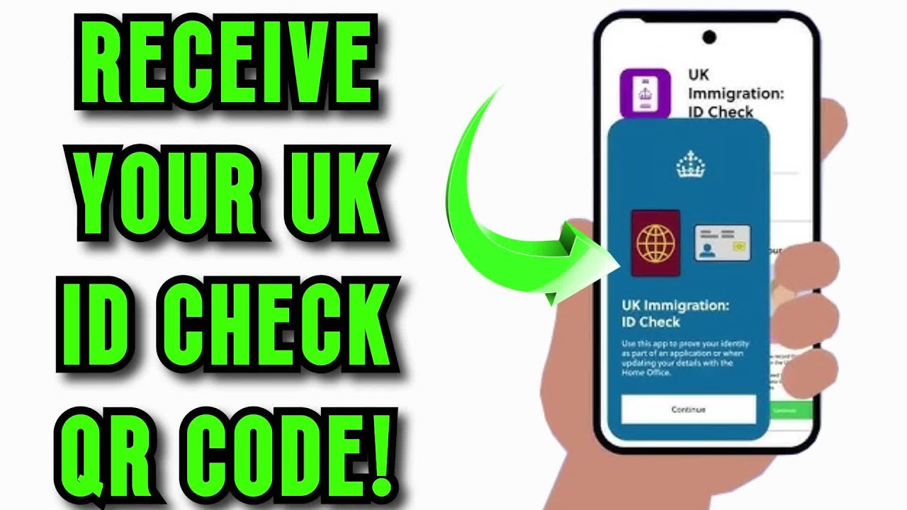 NEW! HOW TO RECEIVE QR CODE FOR YOUR UK IMMIGRATION ID CHECK APP 2025 ...