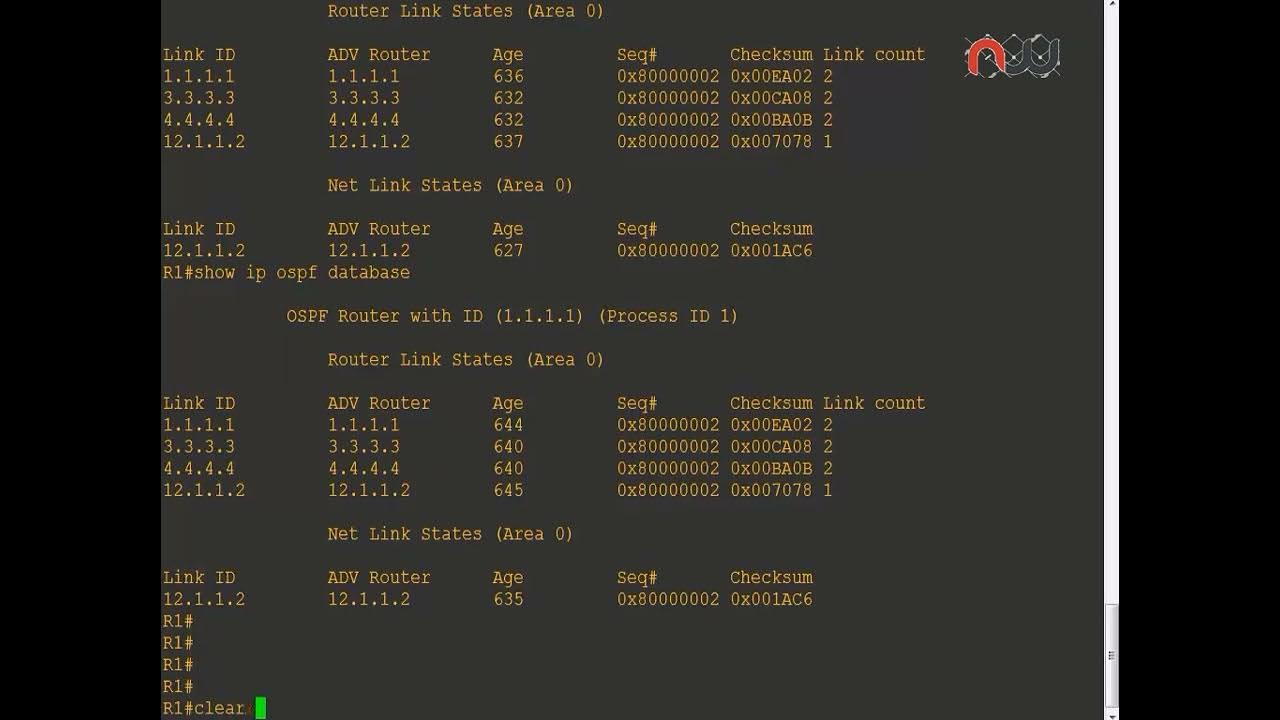 ospf practical part 2 - YouTube