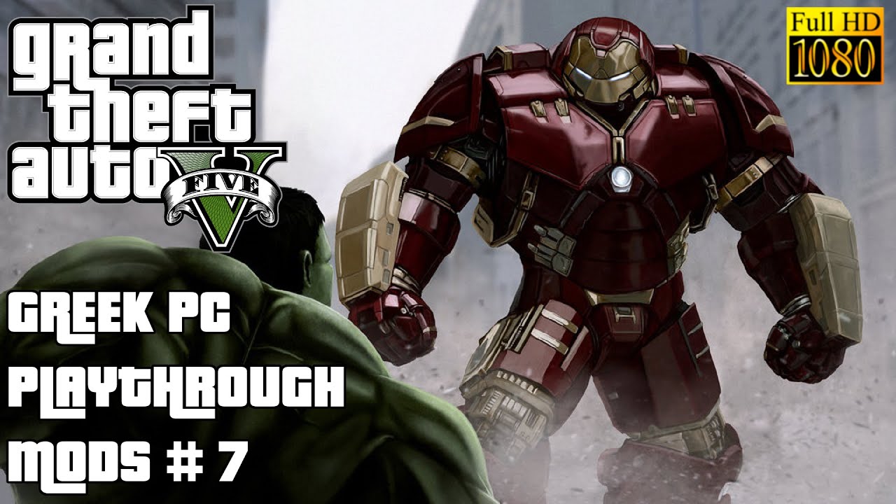 Ranting Greek Gamer's GTA5 - HULK-TITAN VS IRON-TITAN!!! - YouTube