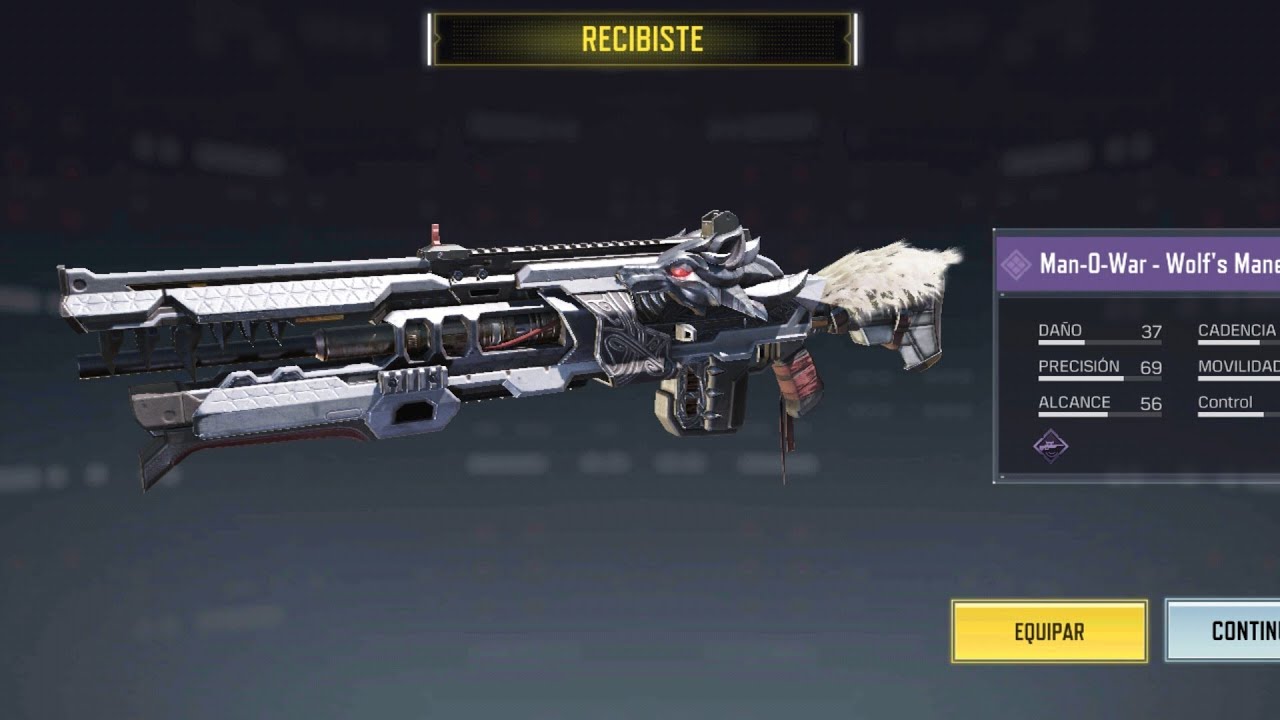 MAN O WAR - WOLF'S MANE // GAMEPLAY // COD MOBILE - YouTube