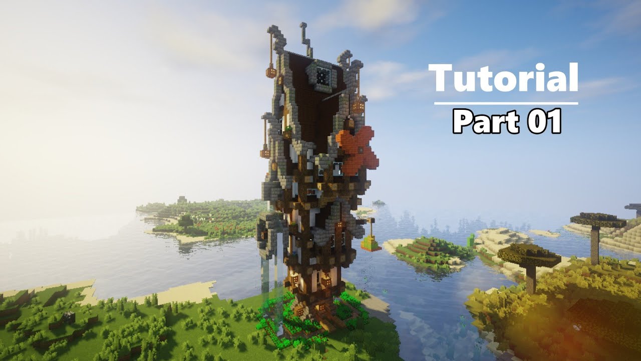 Minecraft: Como fazer um Prédio Medieval - Part 1 - YouTube