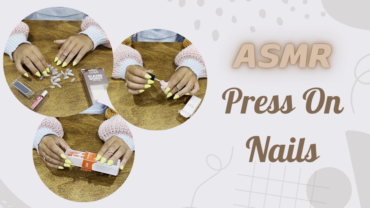 ASMR 💅My Current Press On Nails Collection - YouTube