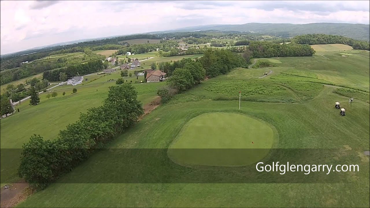 Glengarry Golf Links Flyover - YouTube
