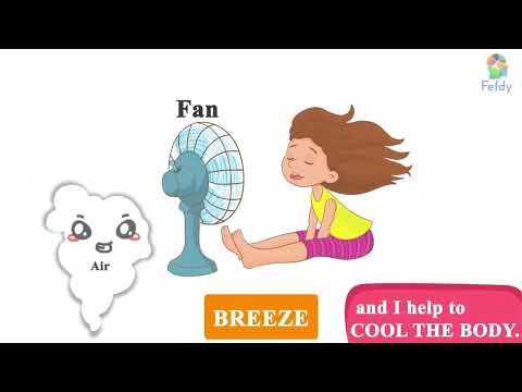 Air |Uses of Air |General Awareness for Kids |FEFDY Book Learning | Value Education for Kindergarten