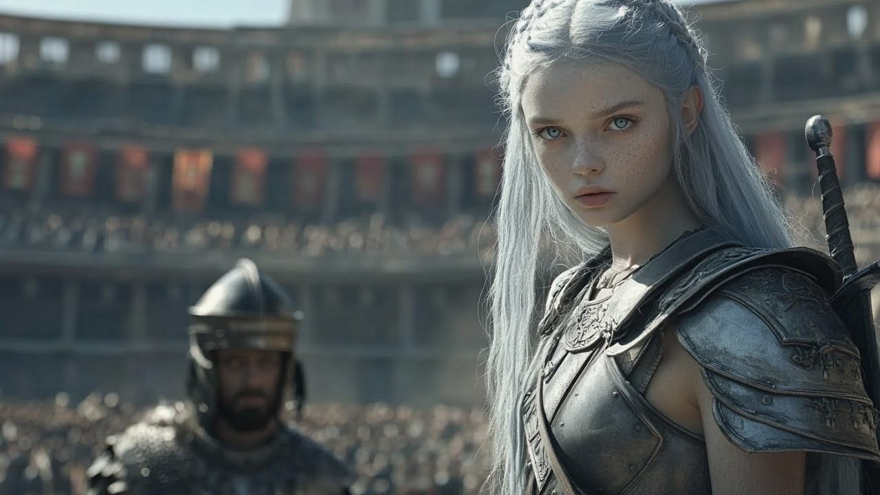 The alien Princess gladiator got scared and said 'you are not human ...