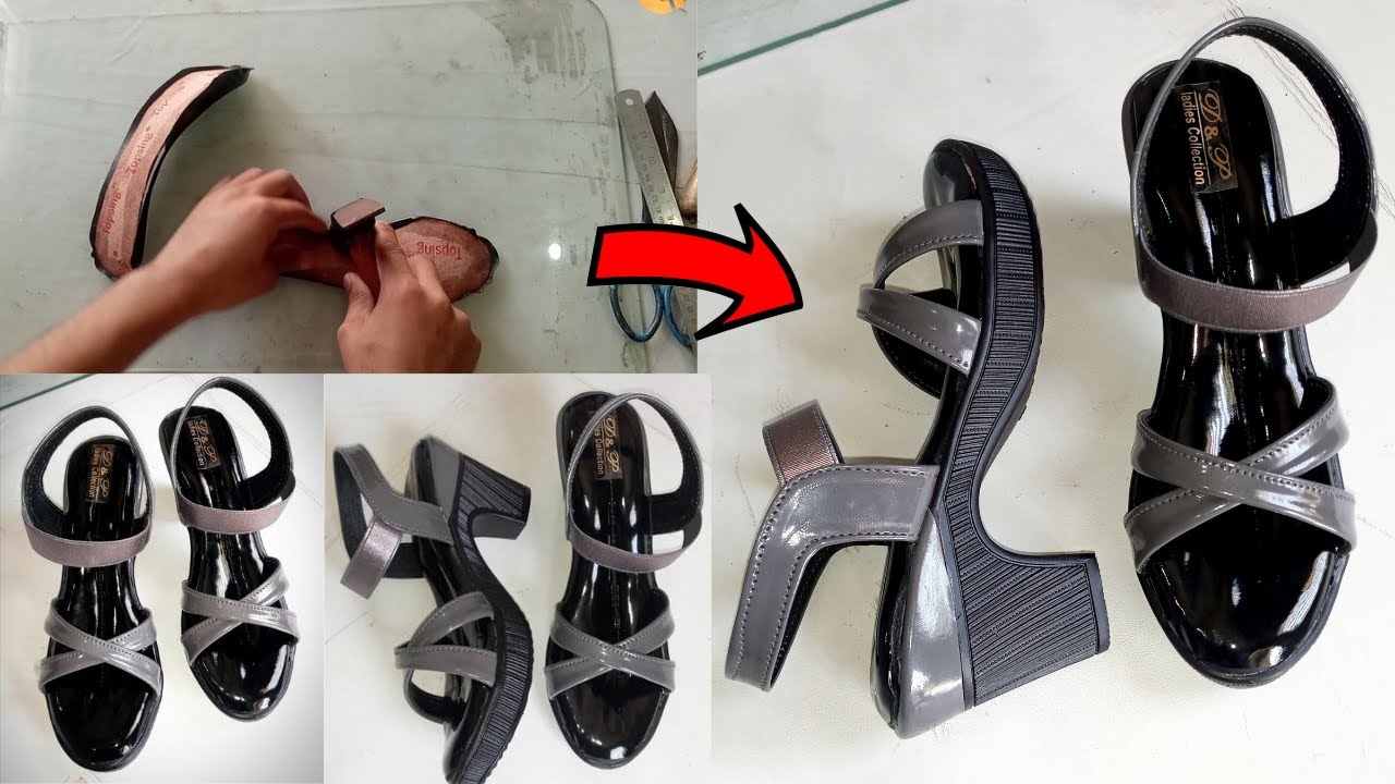 Handmade Casual Block Heel Sponge Bottom Sandal | Handmade Sandal ...