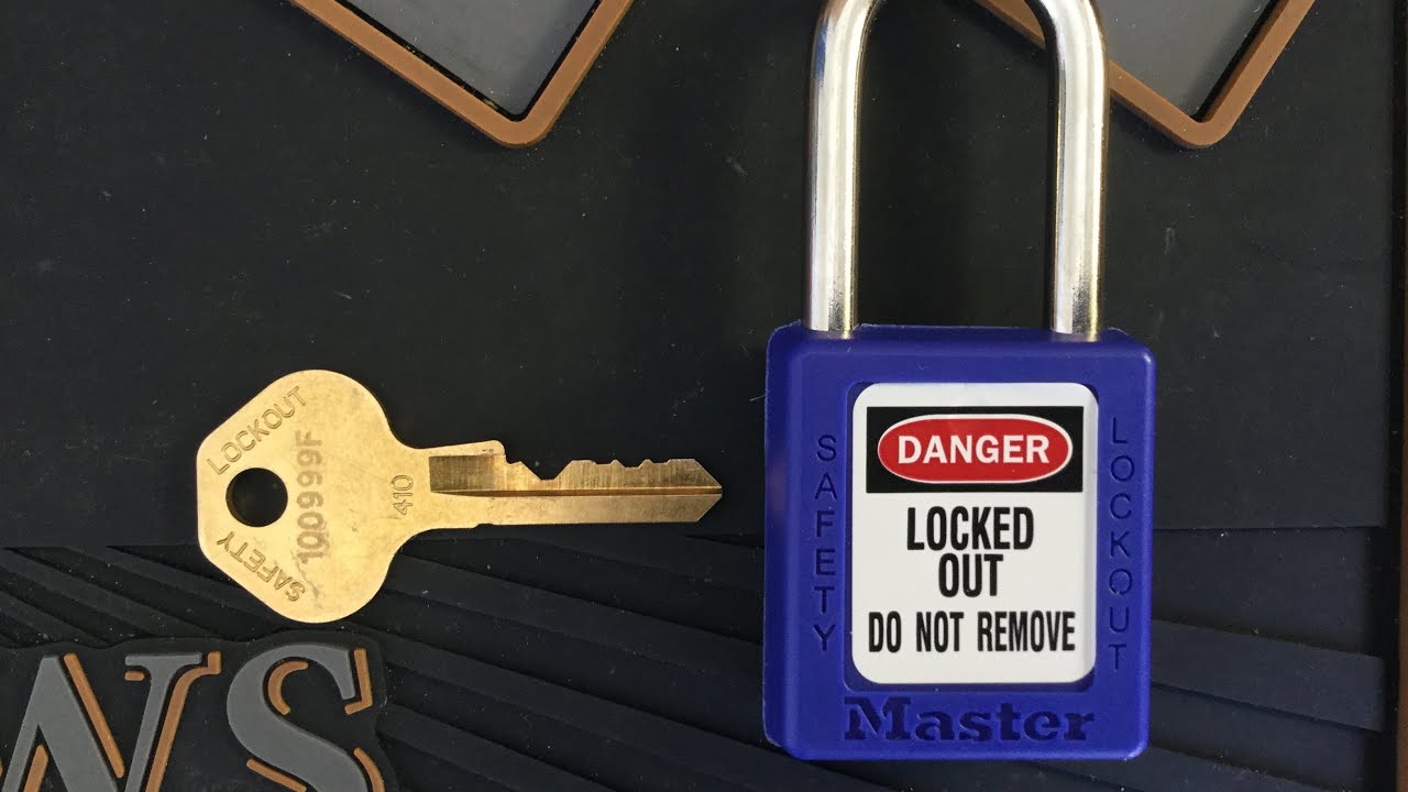 (074) MASTER 410 With 410 Keyway - Blue Body - Key#100999F - # ...