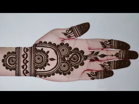 new mehndi design 2023 new style simple | mahdi ka dizain | mehndi ...