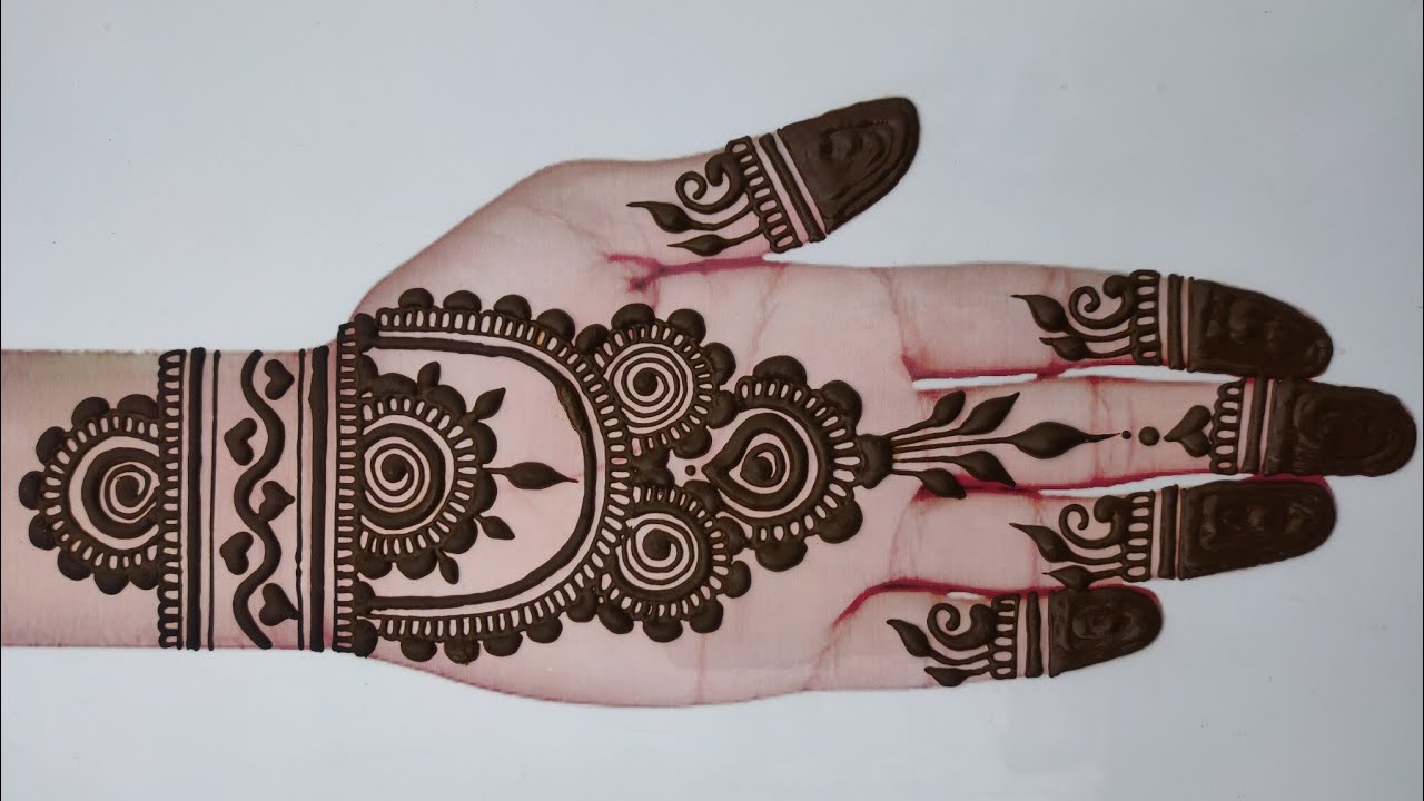 new mehndi design 2023 style simple | mahdi ka dizain | mehndi design ...