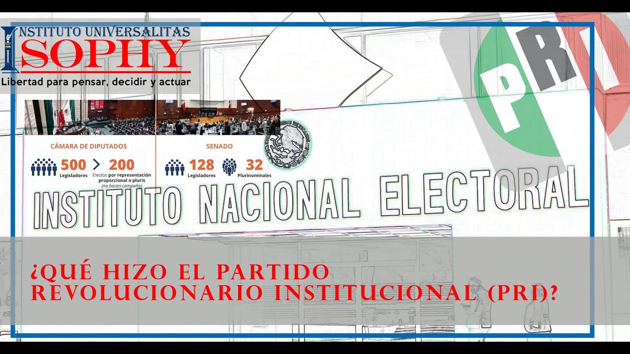¿Qué hizo el Partido Revolucionario Institucional (PRI)? - YouTube