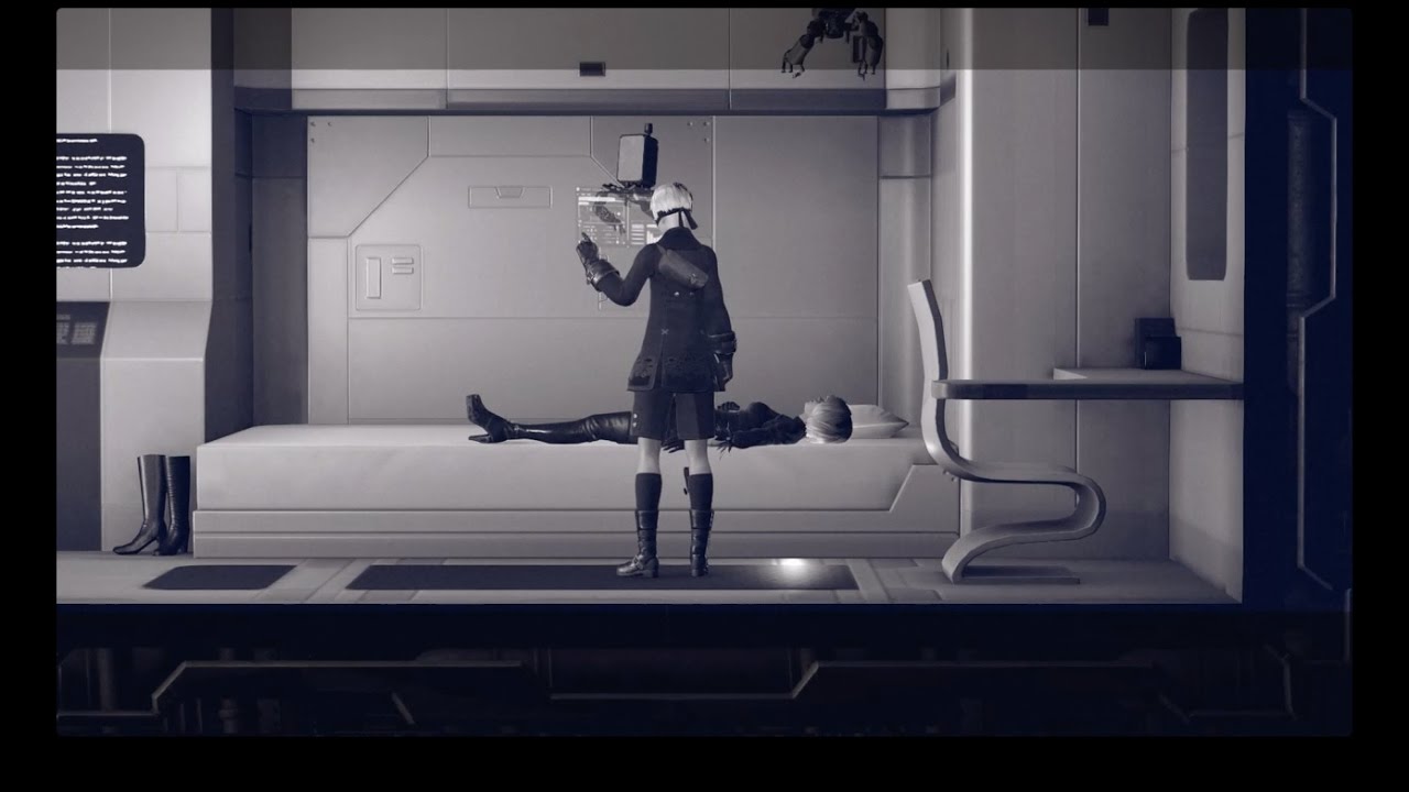 NieR: Automata | 2B’s Bunker Room - YouTube