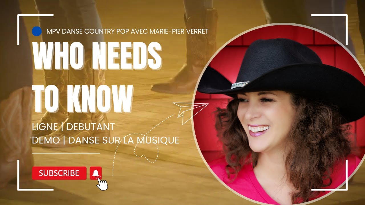 Who Needs to Know | Line Dance | Country Pop - YouTube