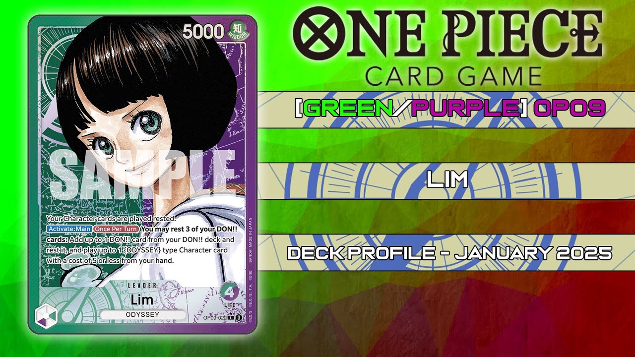 One Piece Card Game - [Green/Purple] OP09 Lim Deck Profile January 2025 ...