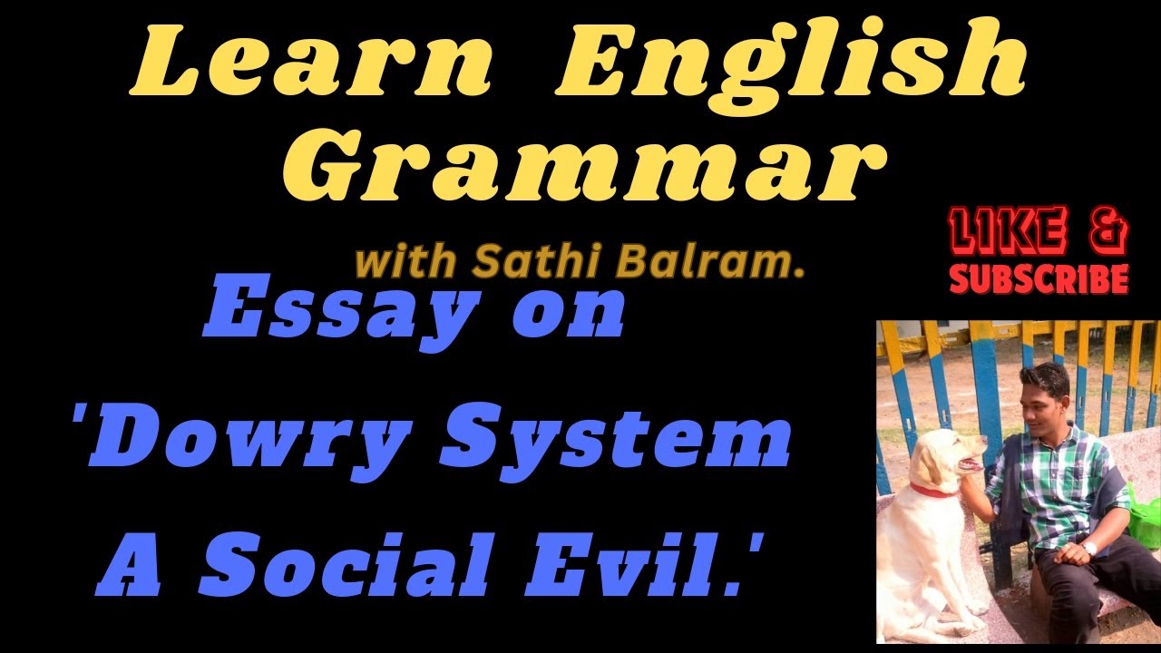 Essay on: Dowry System - A Social Evil - YouTube