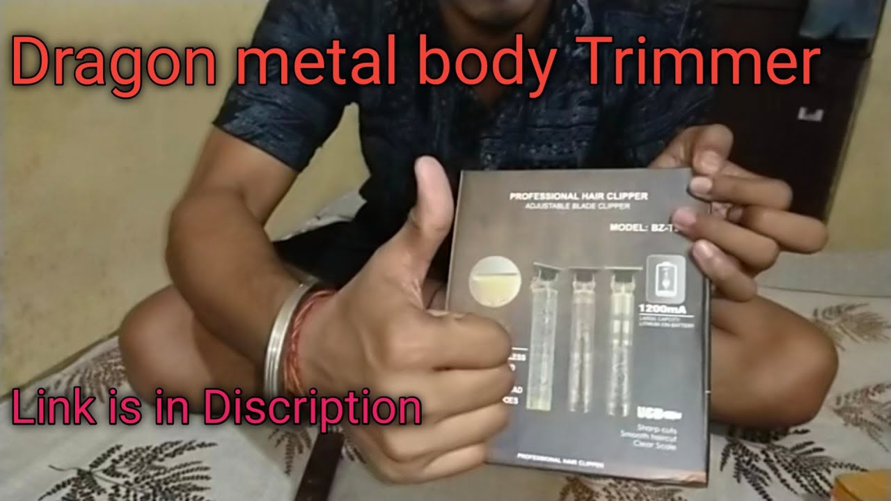 Full metal body Trimmer | Dragon EVETIS trimmer for men's - YouTube