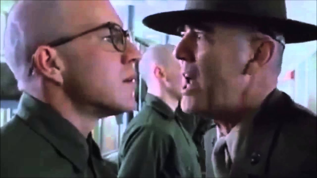 Sergente Maggiore Hartman discorso iniziale - YouTube