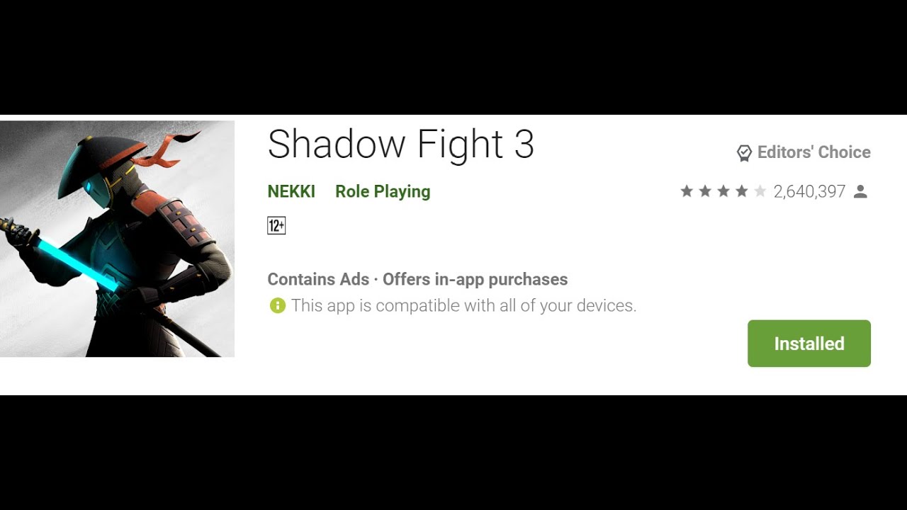 Shadow Fight 3 Opening Cinematic and some game play - YouTube