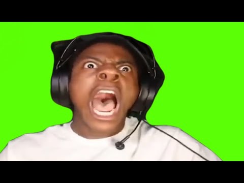IShowSpeed Screams After Jump scare... Meme Green Screen - YouTube