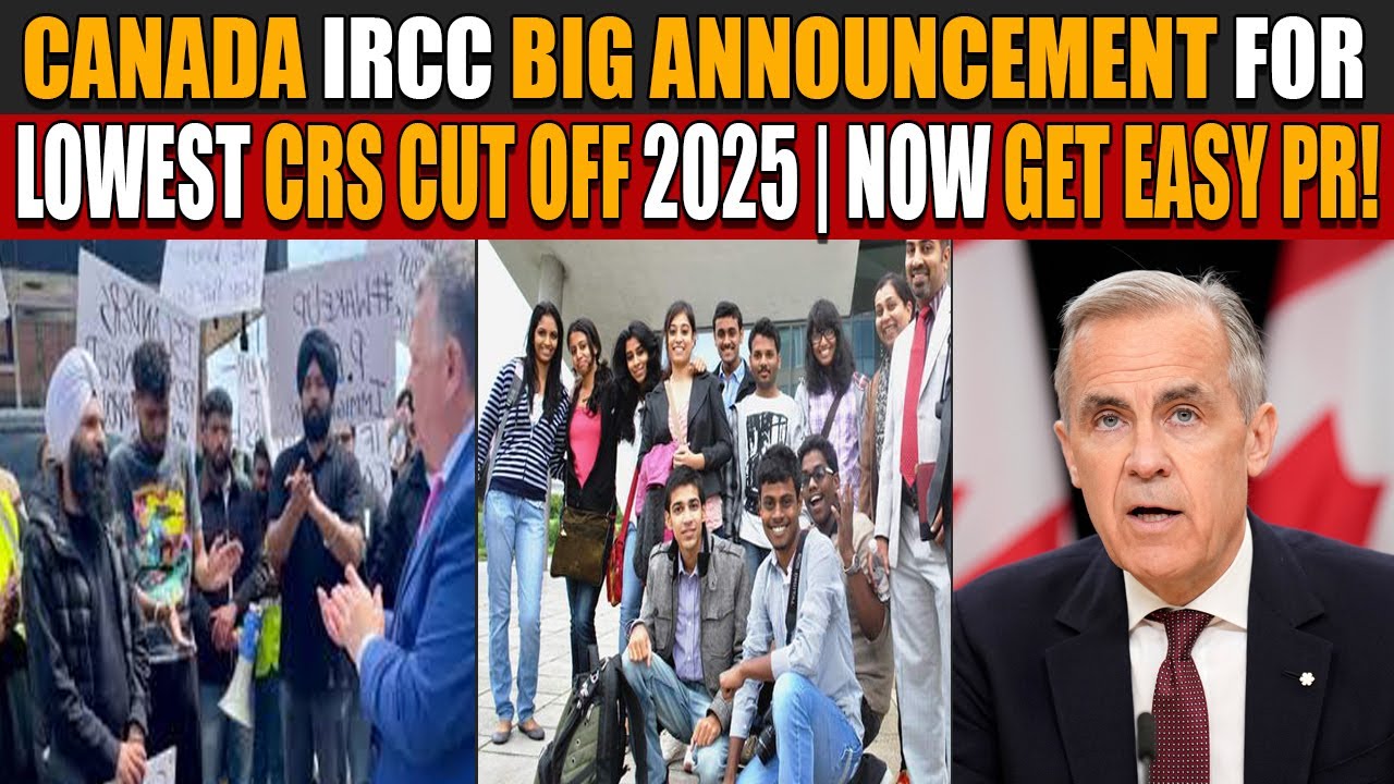 Canada IRCC Big Statement Express Entry | Lowest CRS Cut Off 2025 | Now ...