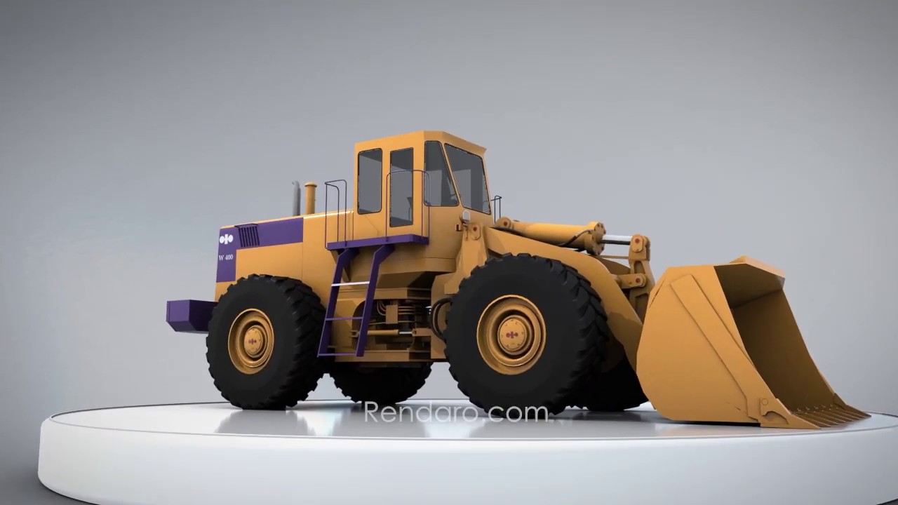 3D loader animated teaser, all main parts introduction - YouTube